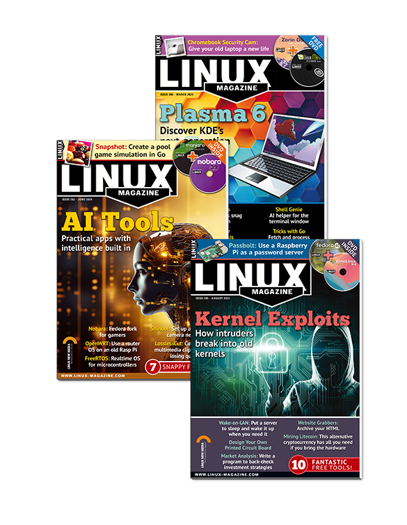 Linux Magazine 2024 Digital Archive | Linux New Media Shop